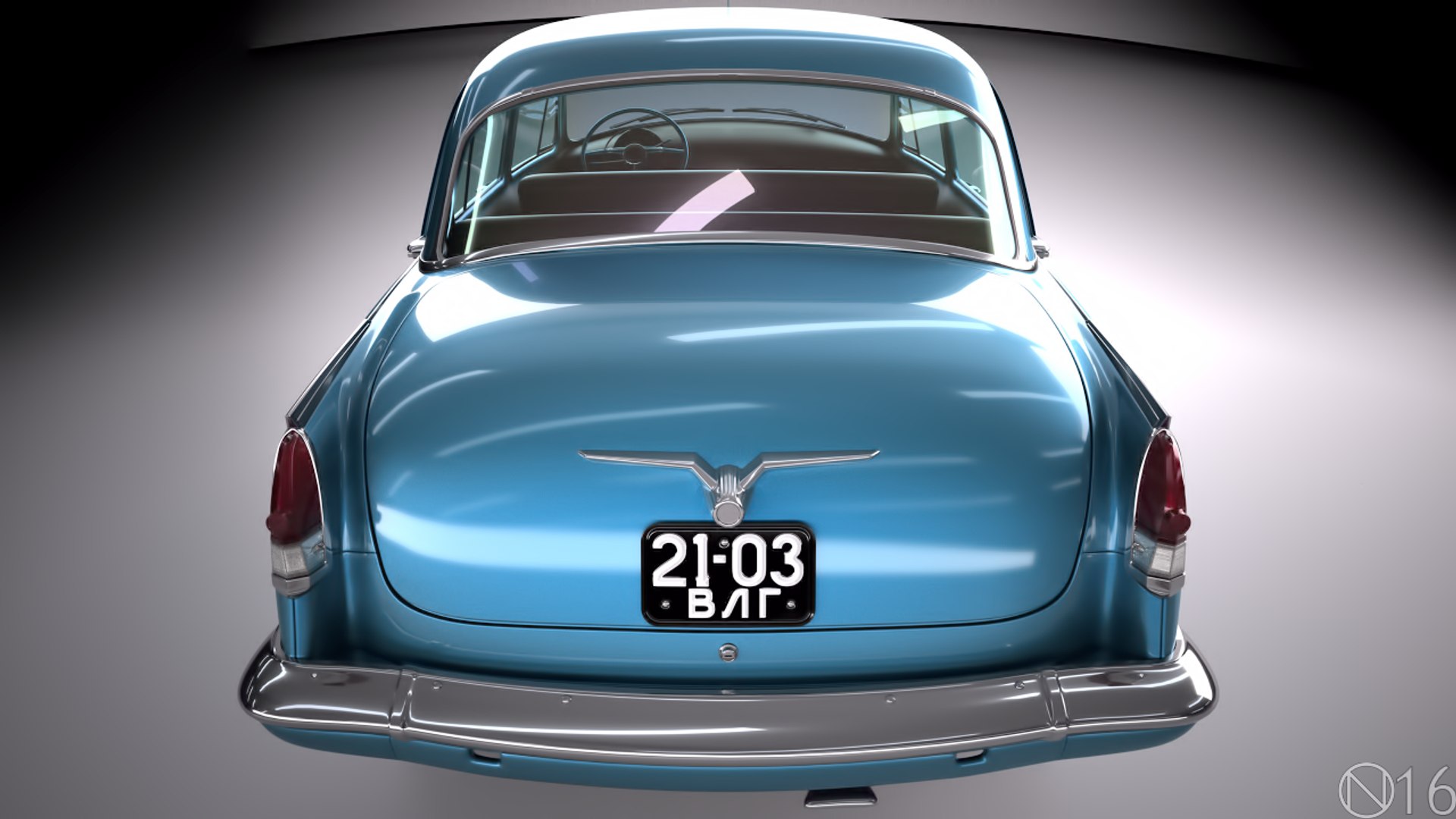 Gaz Volga 21 3rd 3D Model - TurboSquid 1188362