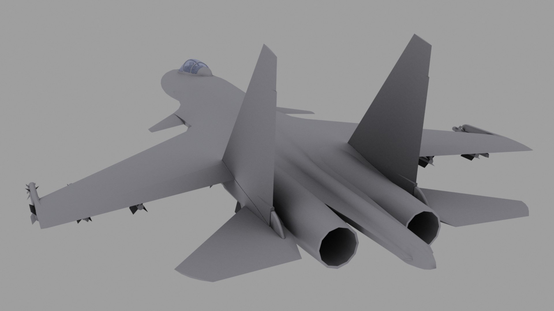 3ds Max Su-37 Su Fighter