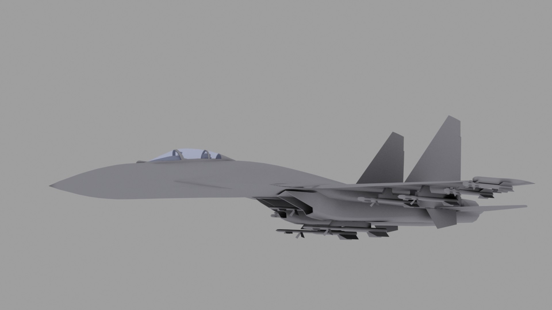 3ds Max Su-37 Su Fighter