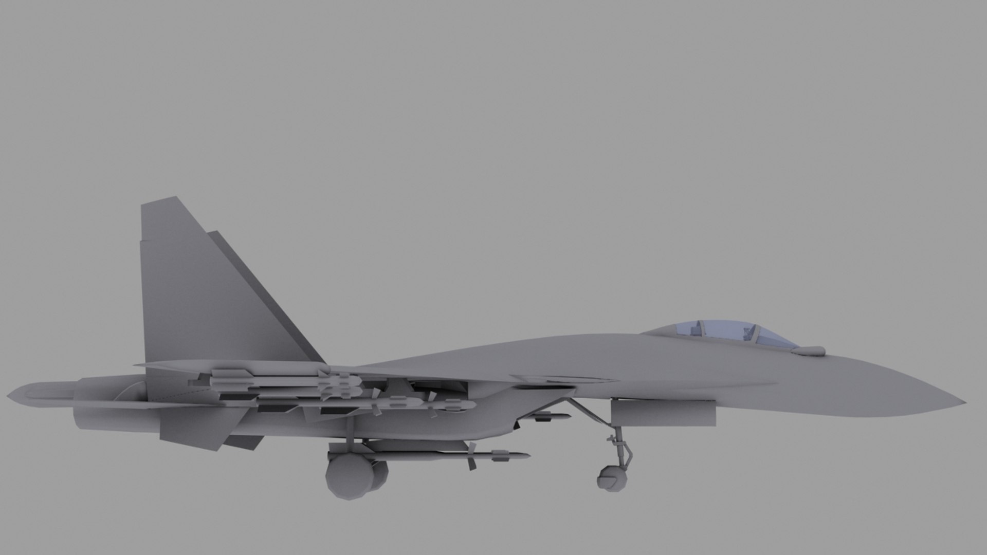 3ds Max Su-37 Su Fighter
