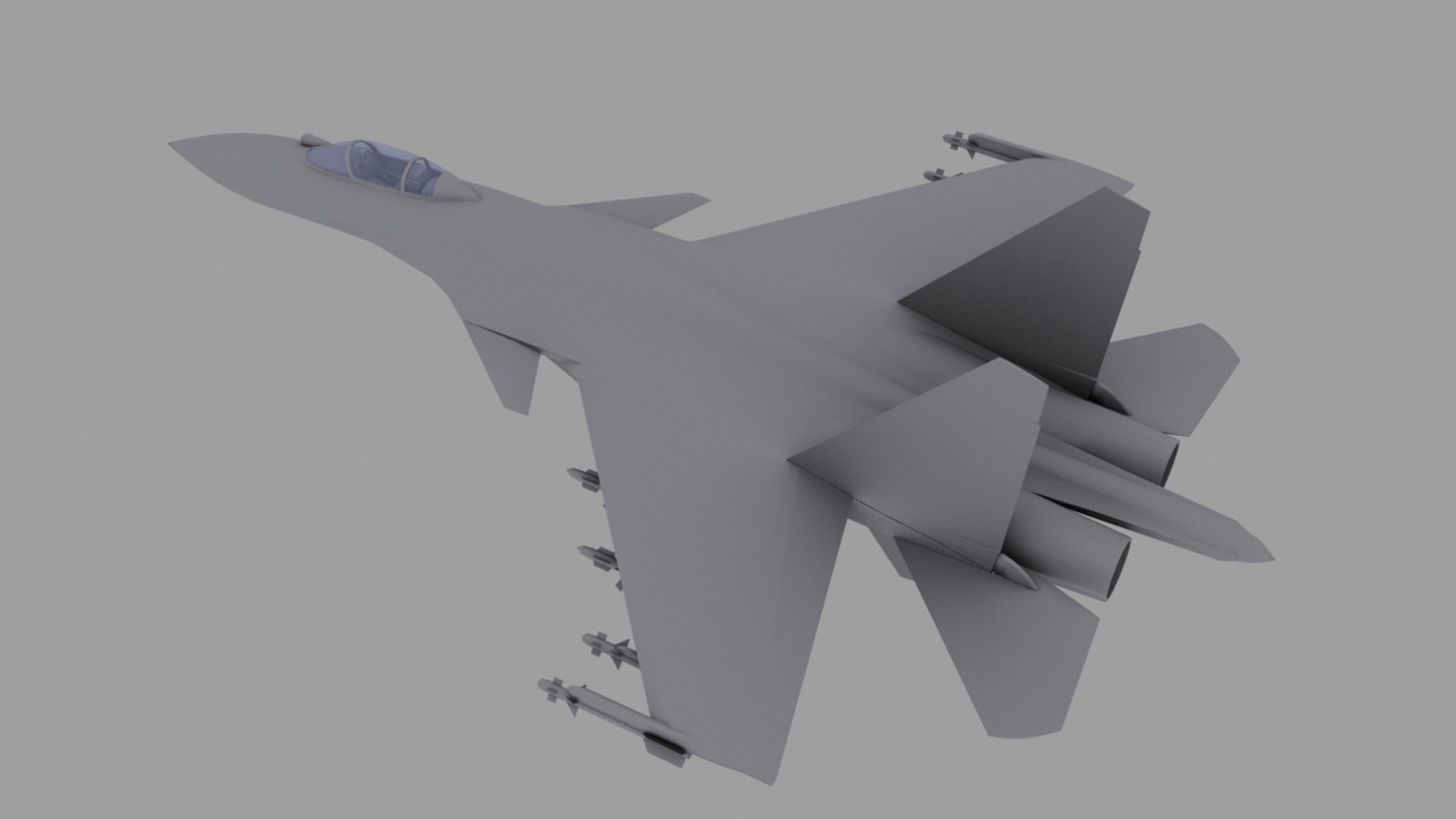 3ds Max Su-37 Su Fighter