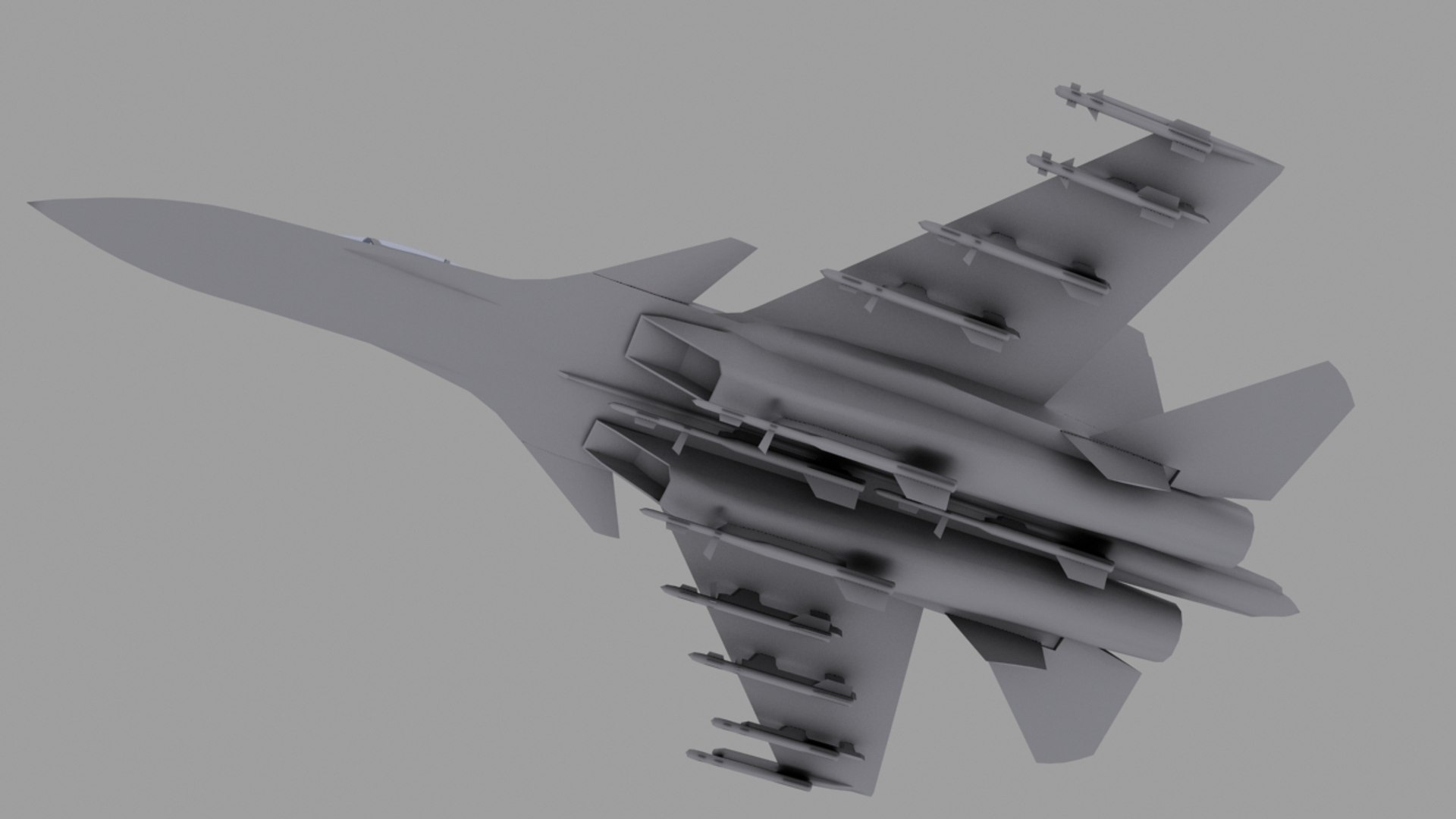 3ds Max Su-37 Su Fighter