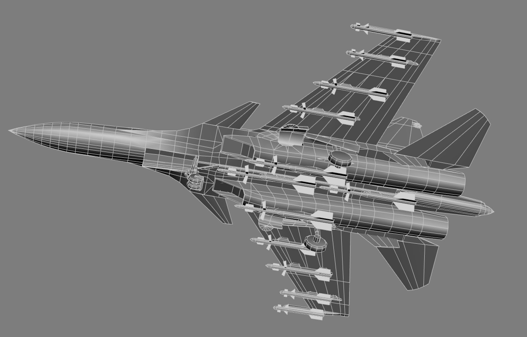 3ds Max Su-37 Su Fighter