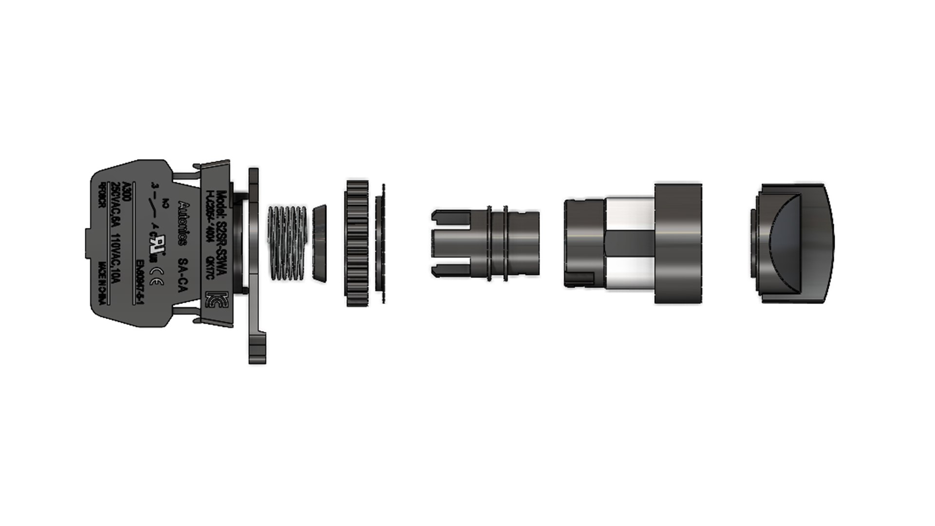 3D Selector Button Switch Model - TurboSquid 2070267