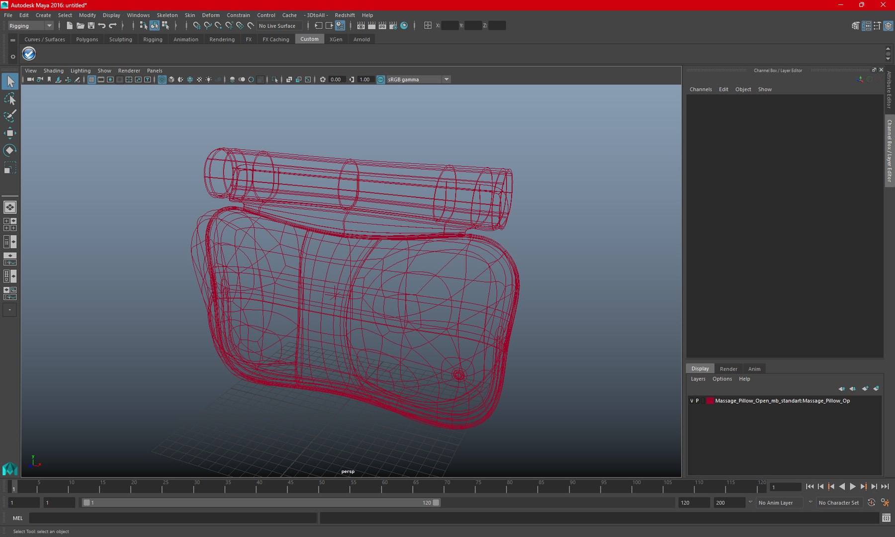 Massage Pillow Open 3D Model - TurboSquid 2097763
