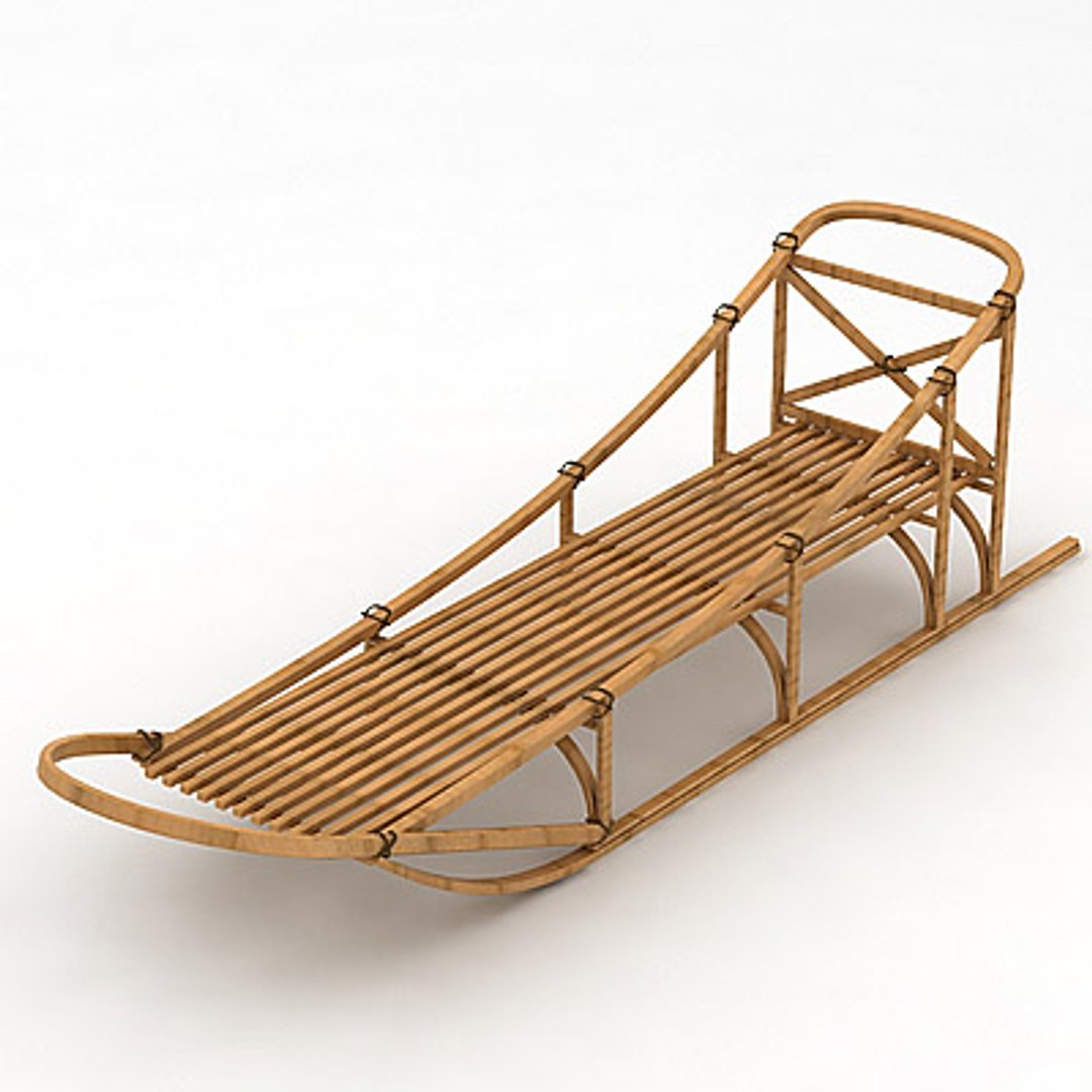 3d Model Traditional Sledge