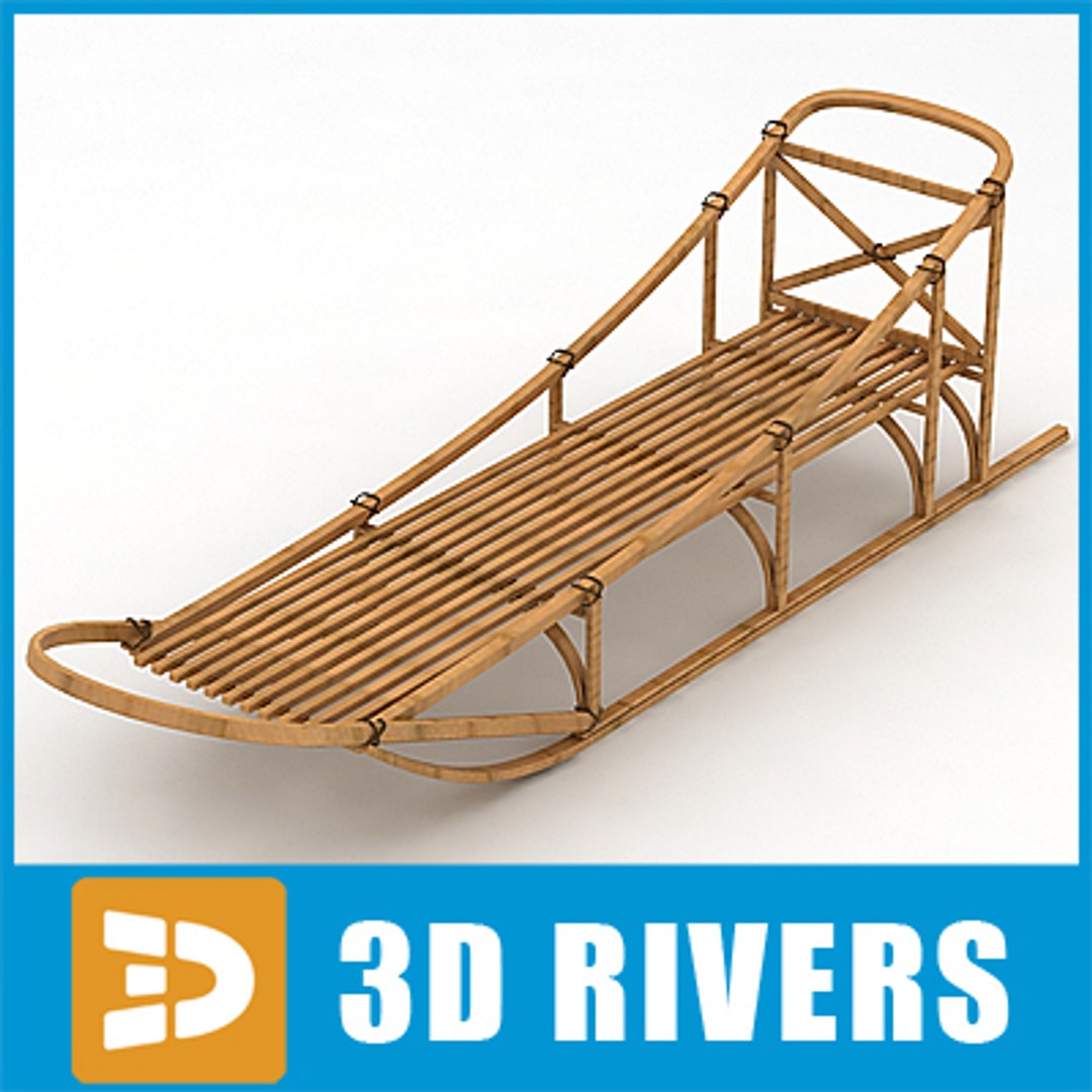 3d Model Traditional Sledge