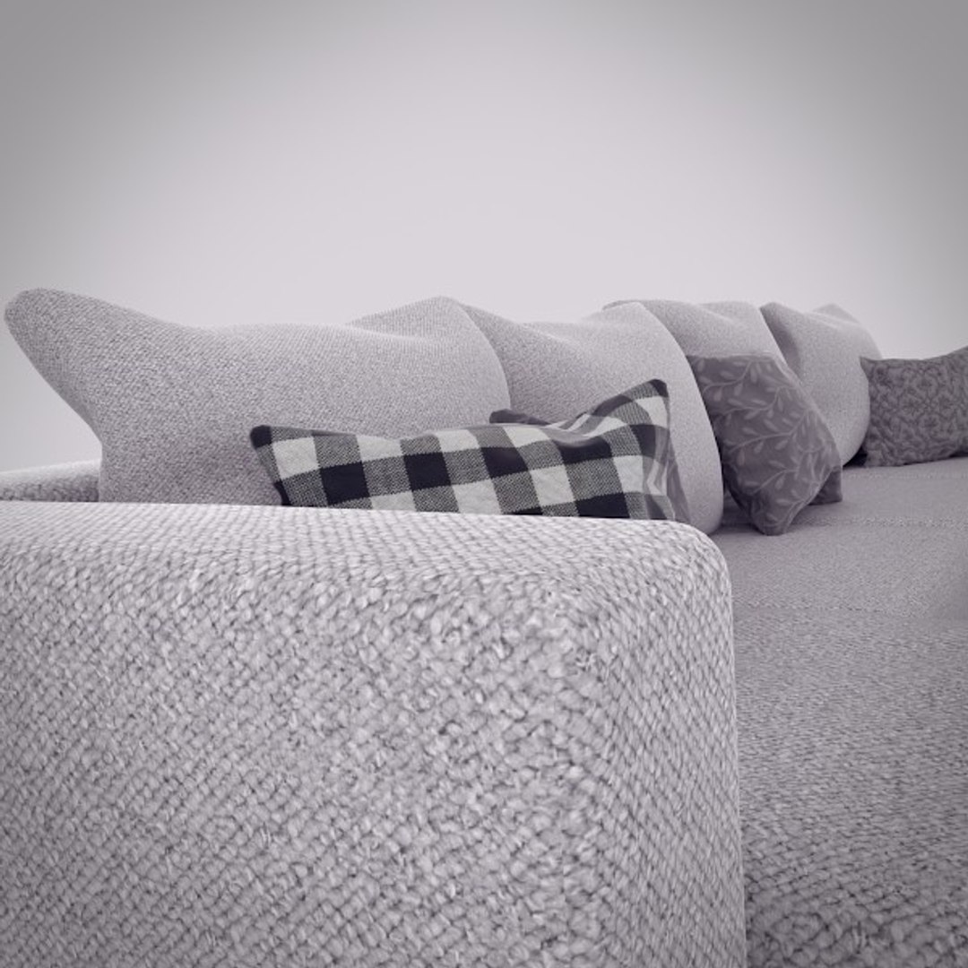 3d Model Simple Couch