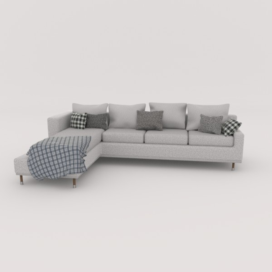 3d Model Simple Couch