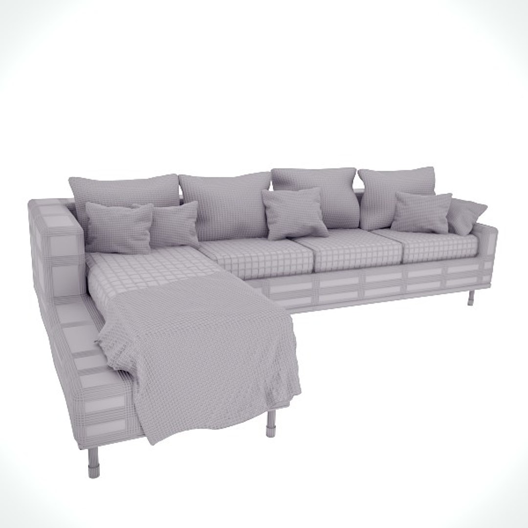 3d Model Simple Couch