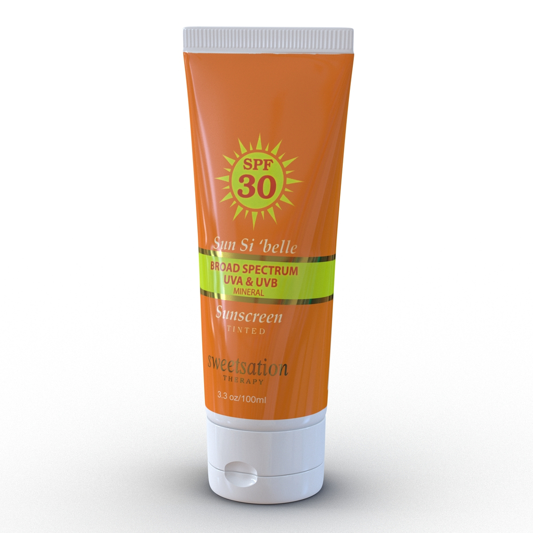 Sunscreen Tube 3d 3ds