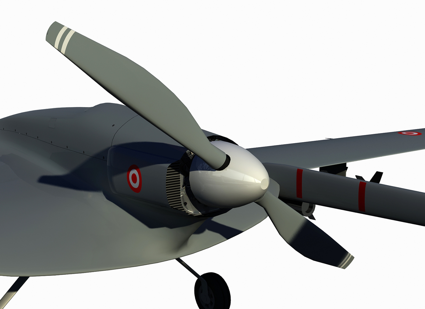 Unmanned uav bayraktar model - TurboSquid 1316627