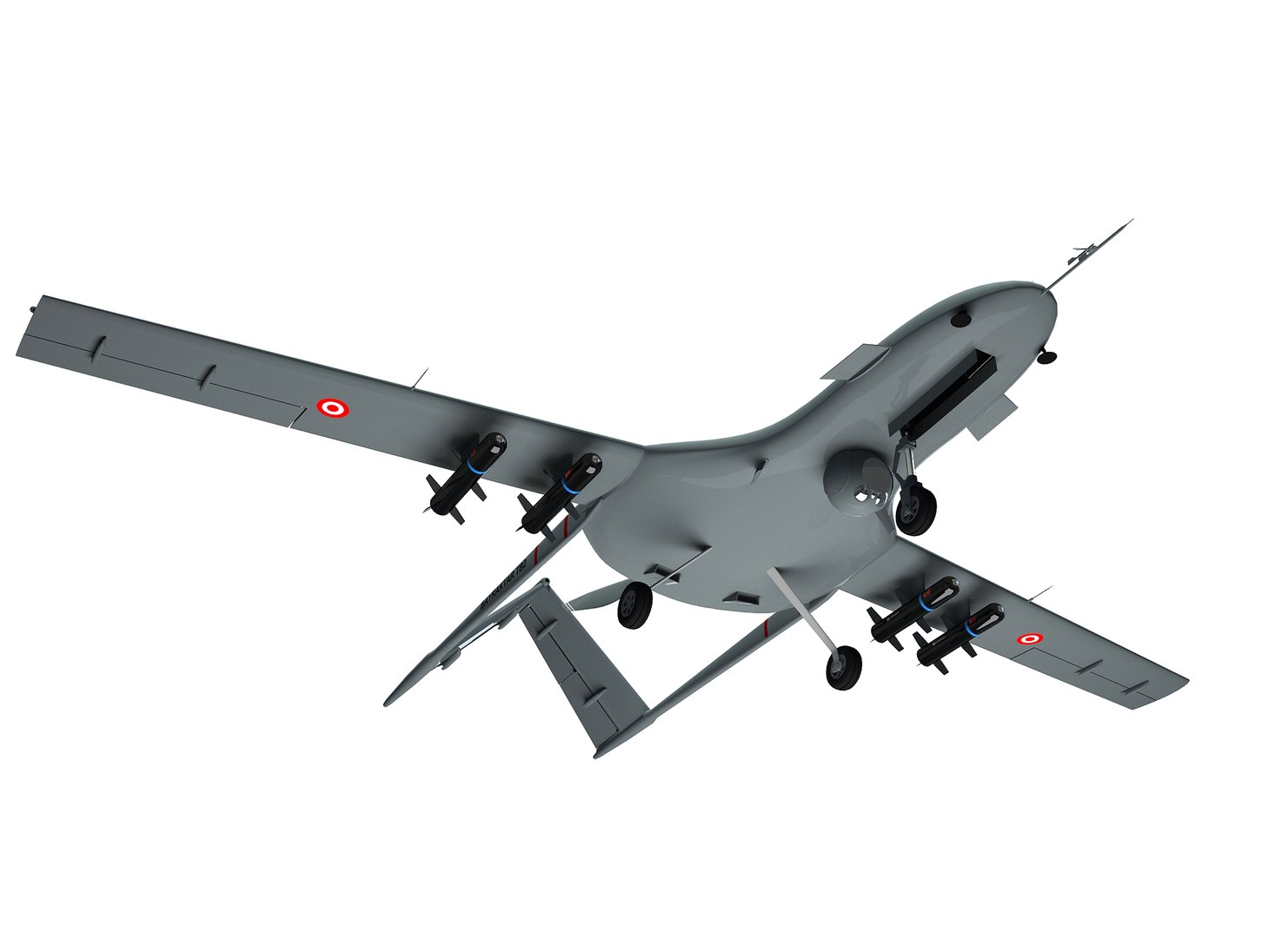 Unmanned Uav Bayraktar Model - TurboSquid 1316627