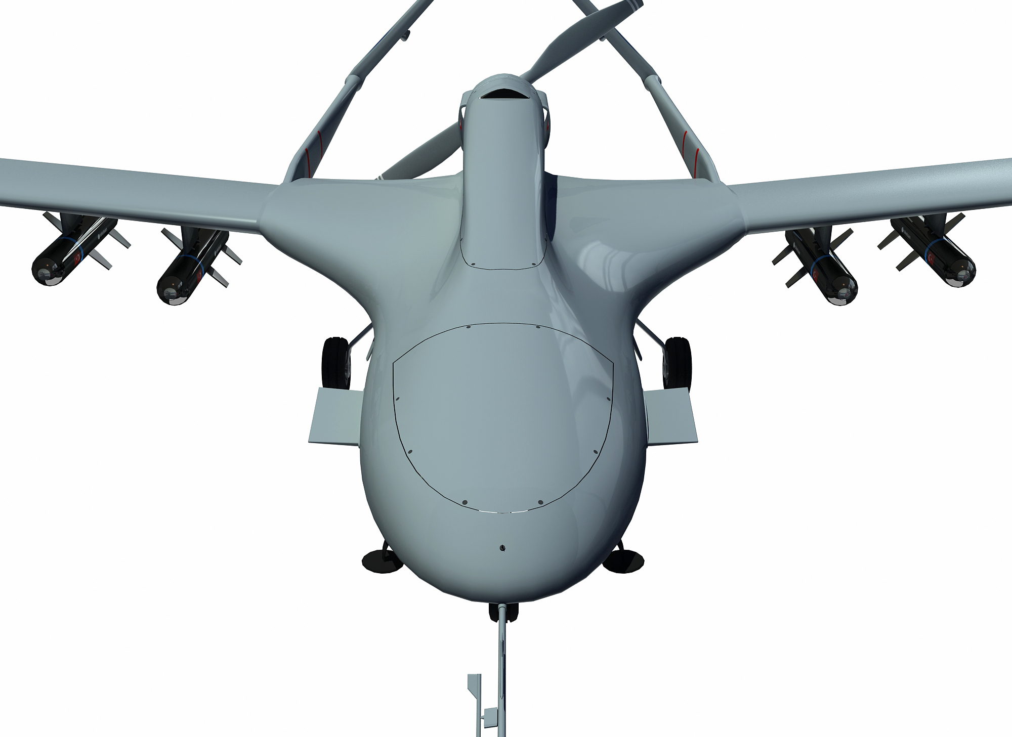 Unmanned uav bayraktar model - TurboSquid 1316627