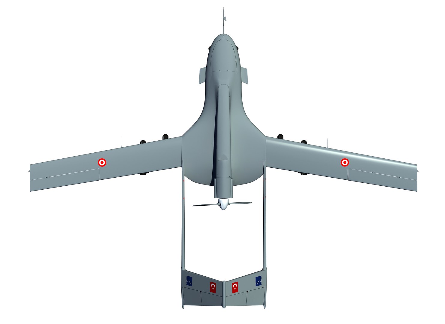 Unmanned Uav Bayraktar Model - TurboSquid 1316627