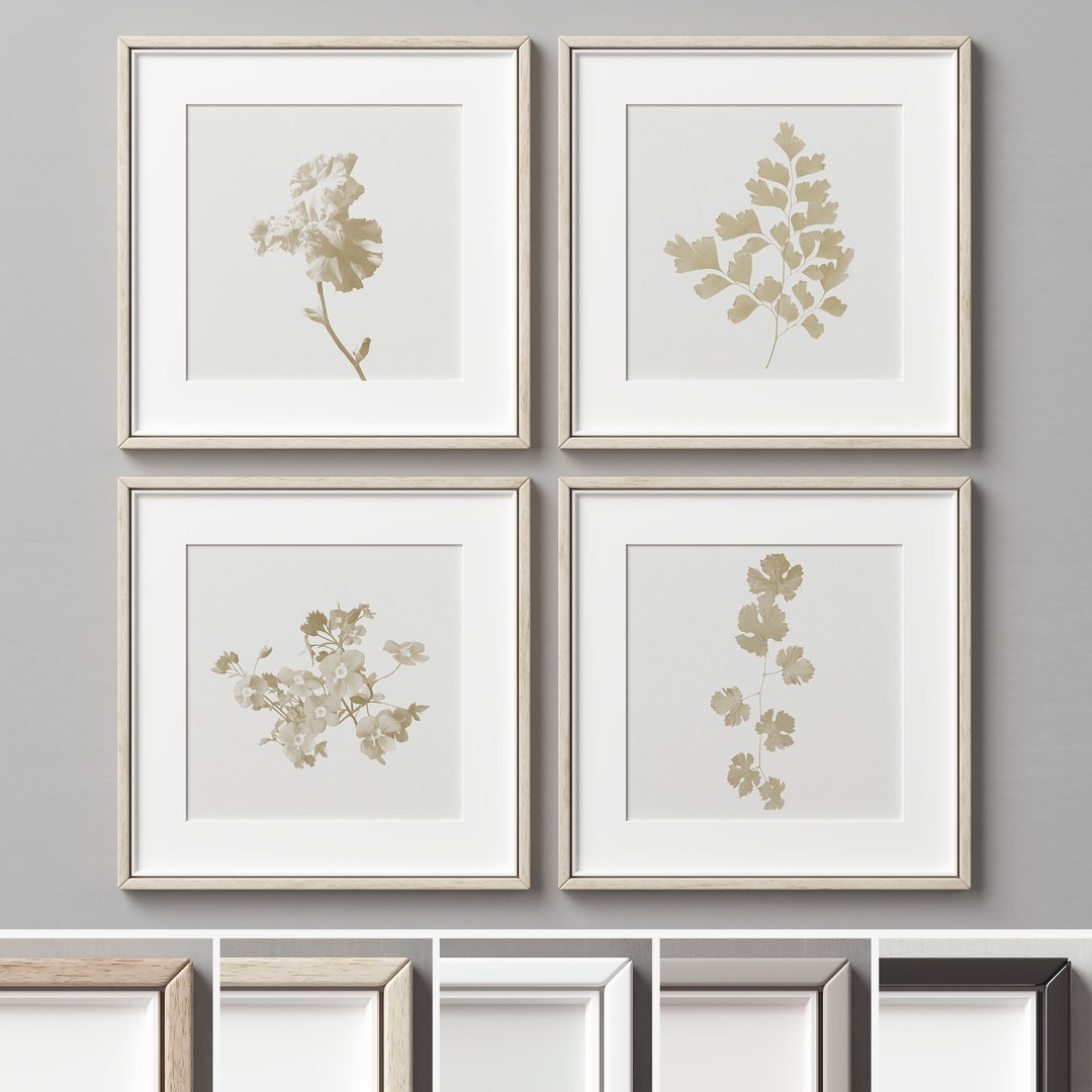 3D Picture Frames Set-306 Model - TurboSquid 1872103