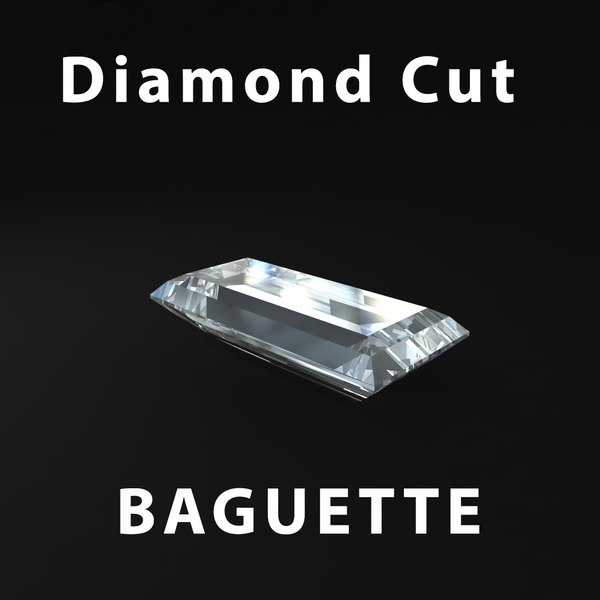 cuts diamond 3d obj