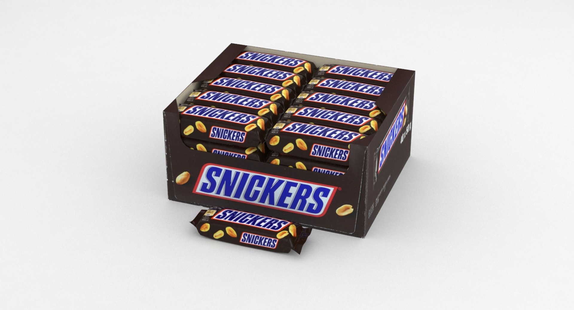 3D Snickers Bar - TurboSquid 1278568