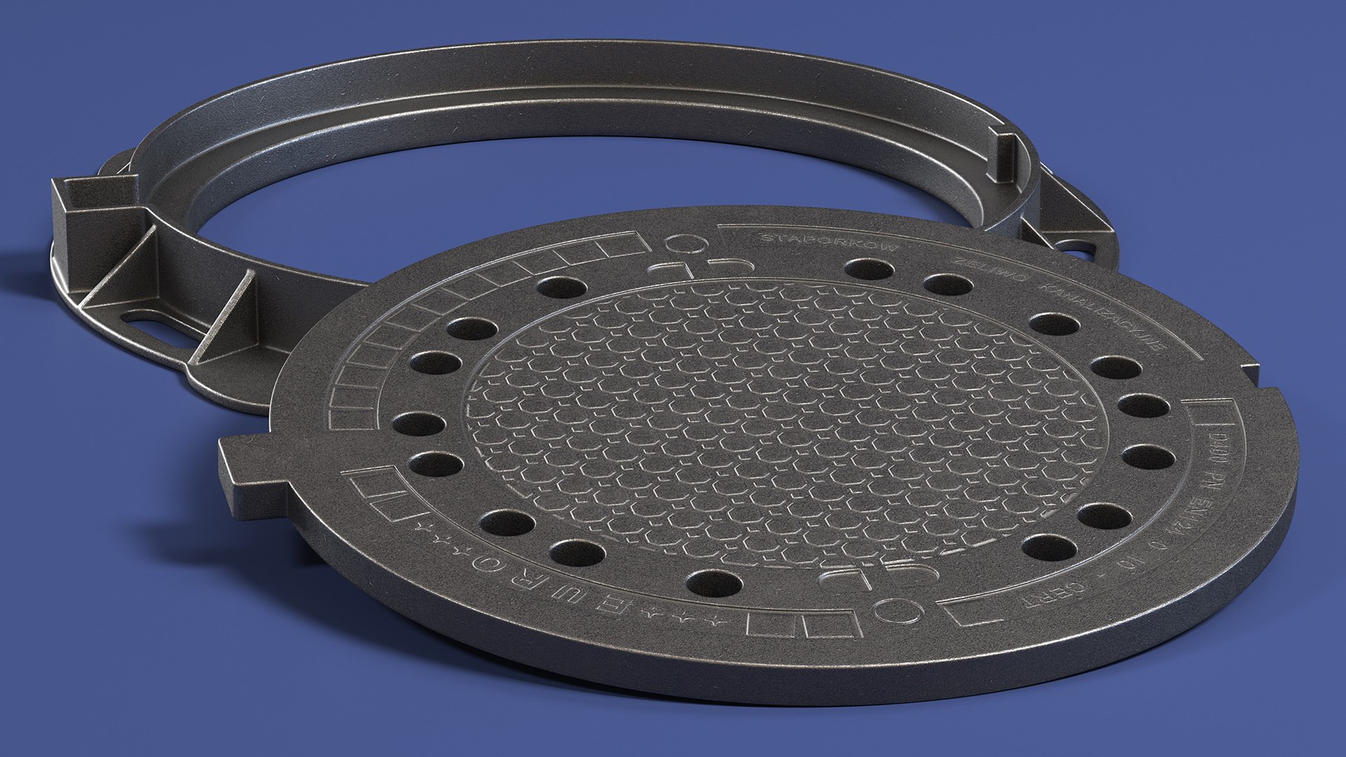 3D Sewer Manholes Collection 2 - TurboSquid 1992553