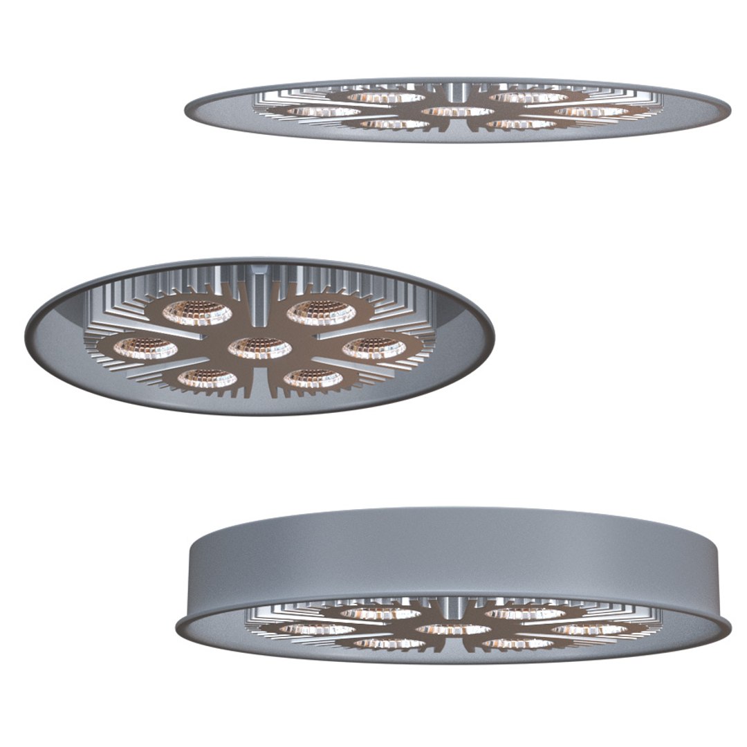 Lot reflector - recessed 3D model - TurboSquid 1478654