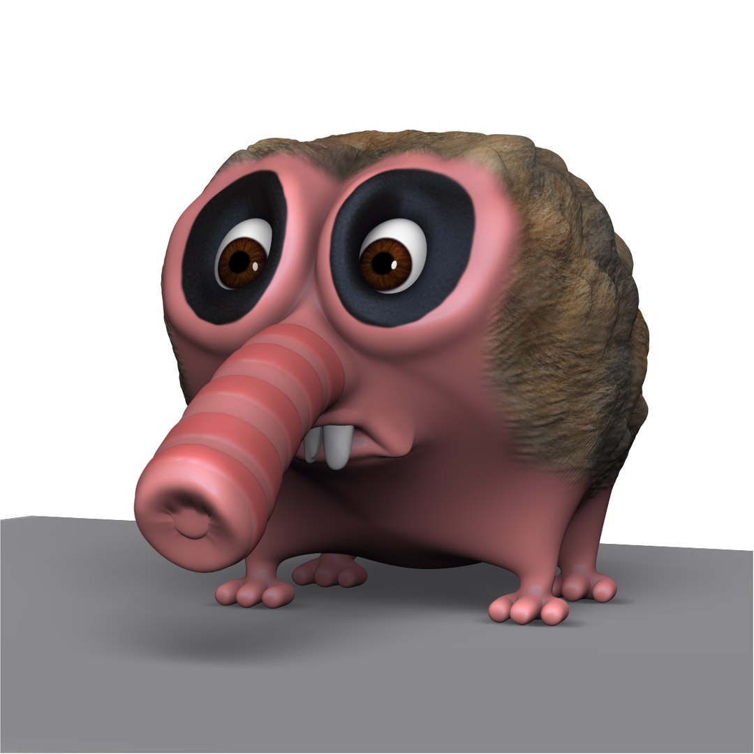 3d Cute Creature Zbrush