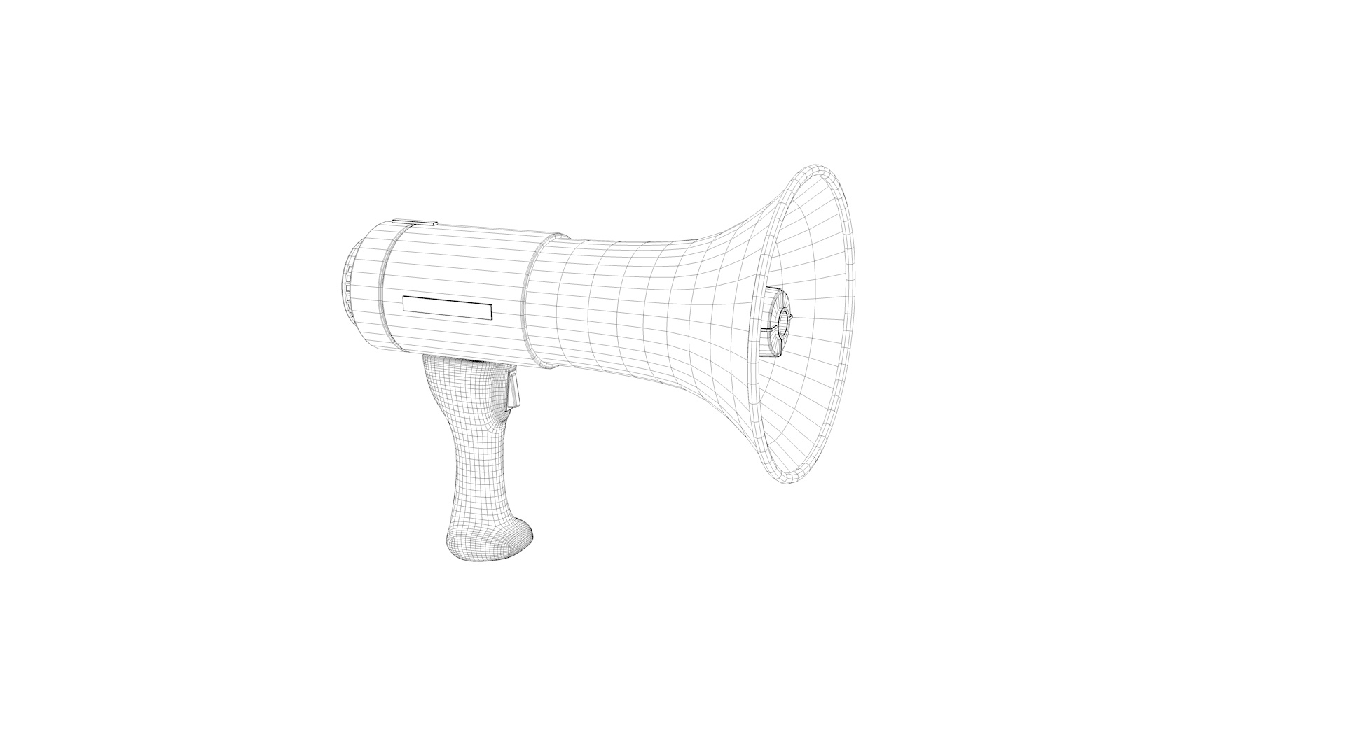 Megaphone phone 3D model - TurboSquid 1649923