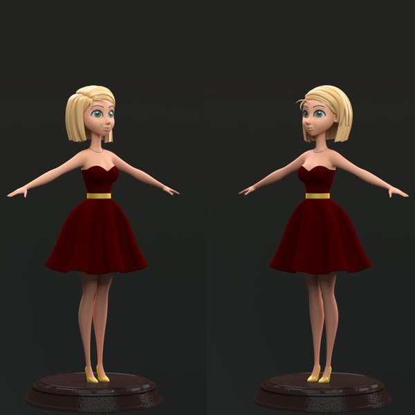 Teen Girl 3D Models for Download | TurboSquid