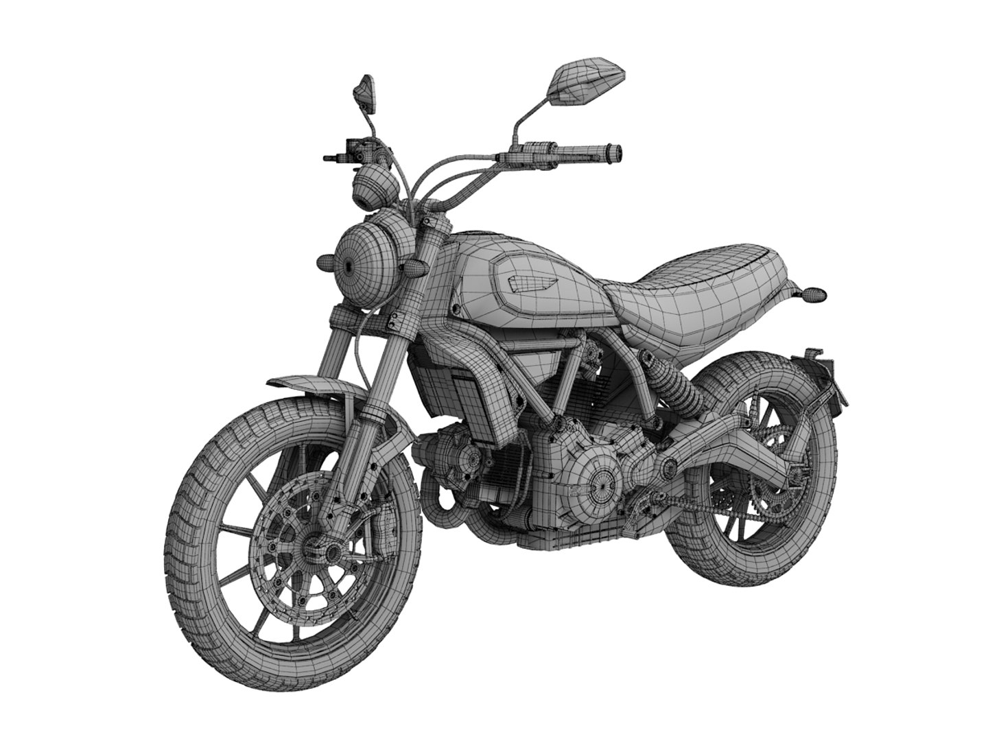 Dxf Ducati Scrambler Icon 2016