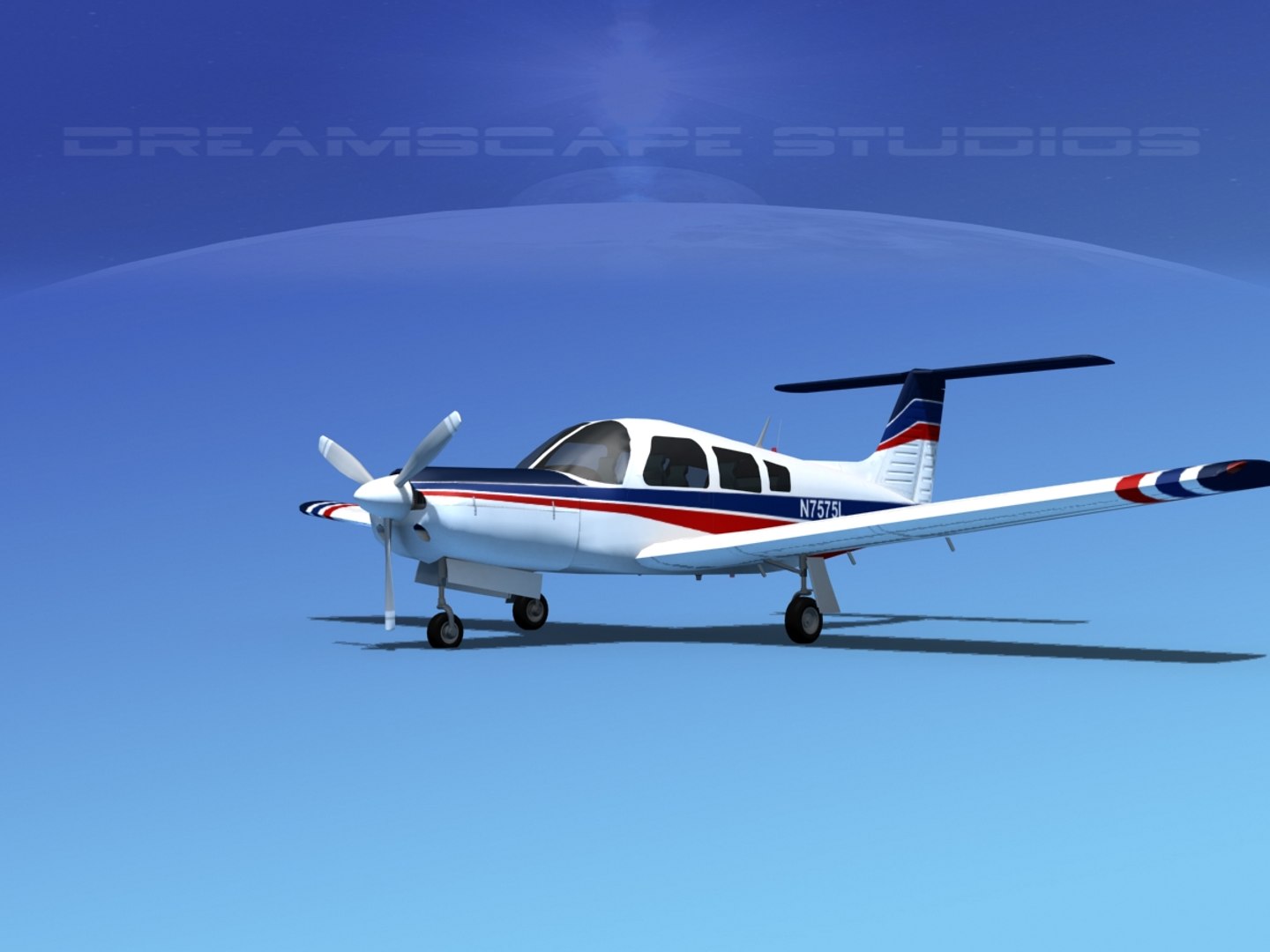 3d Propeller Piper Arrow Iii