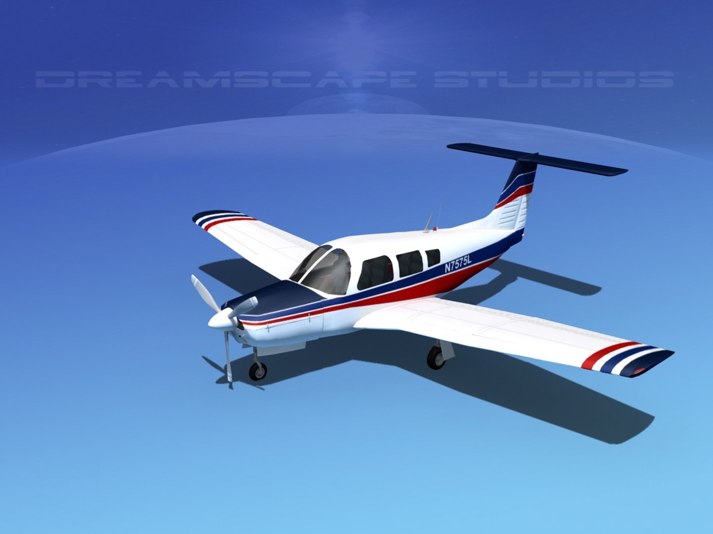 3d Propeller Piper Arrow Iii