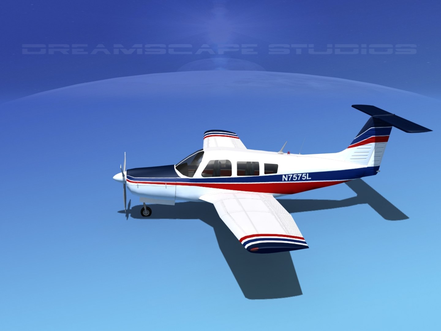 3d Propeller Piper Arrow Iii