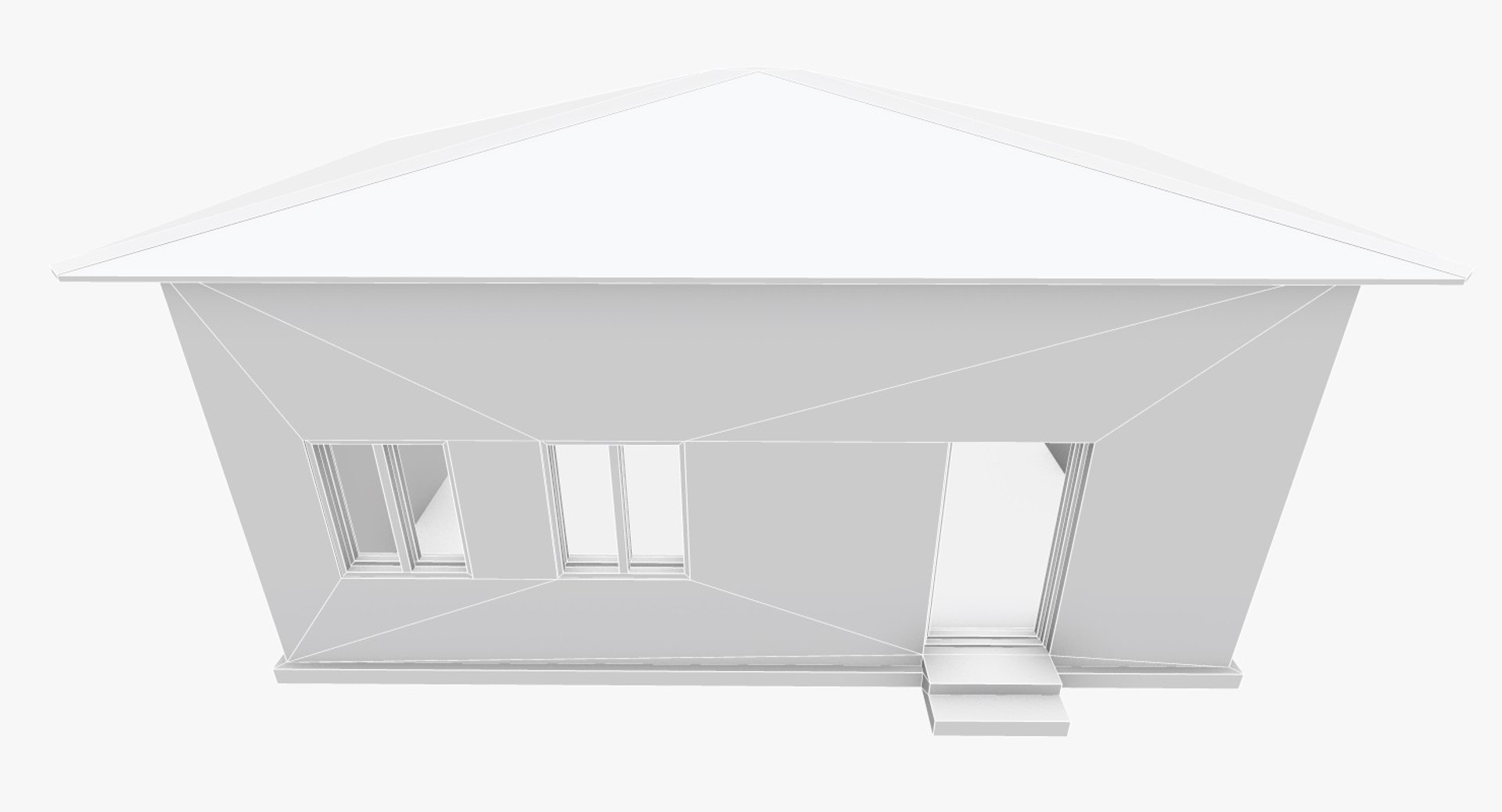 3D Model Border Crossing Station - TurboSquid 1215322