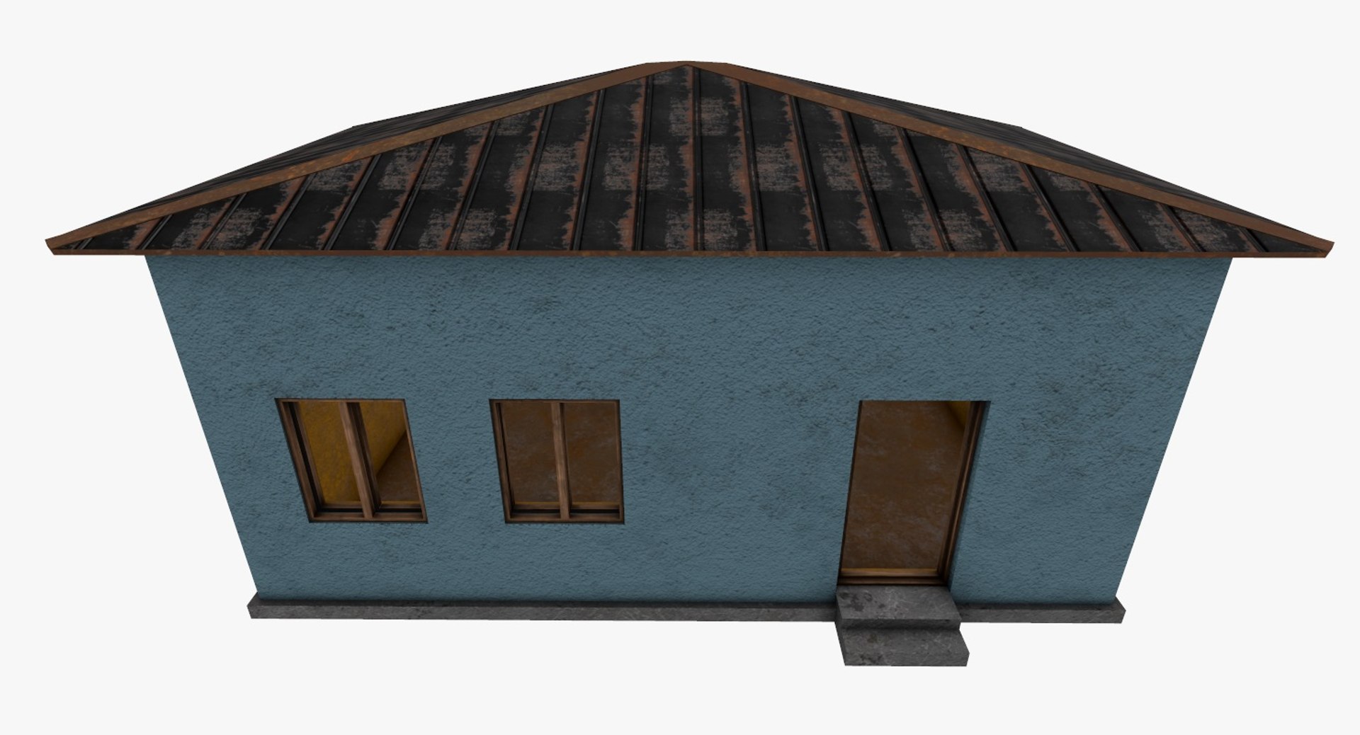 3D Model Border Crossing Station - TurboSquid 1215322