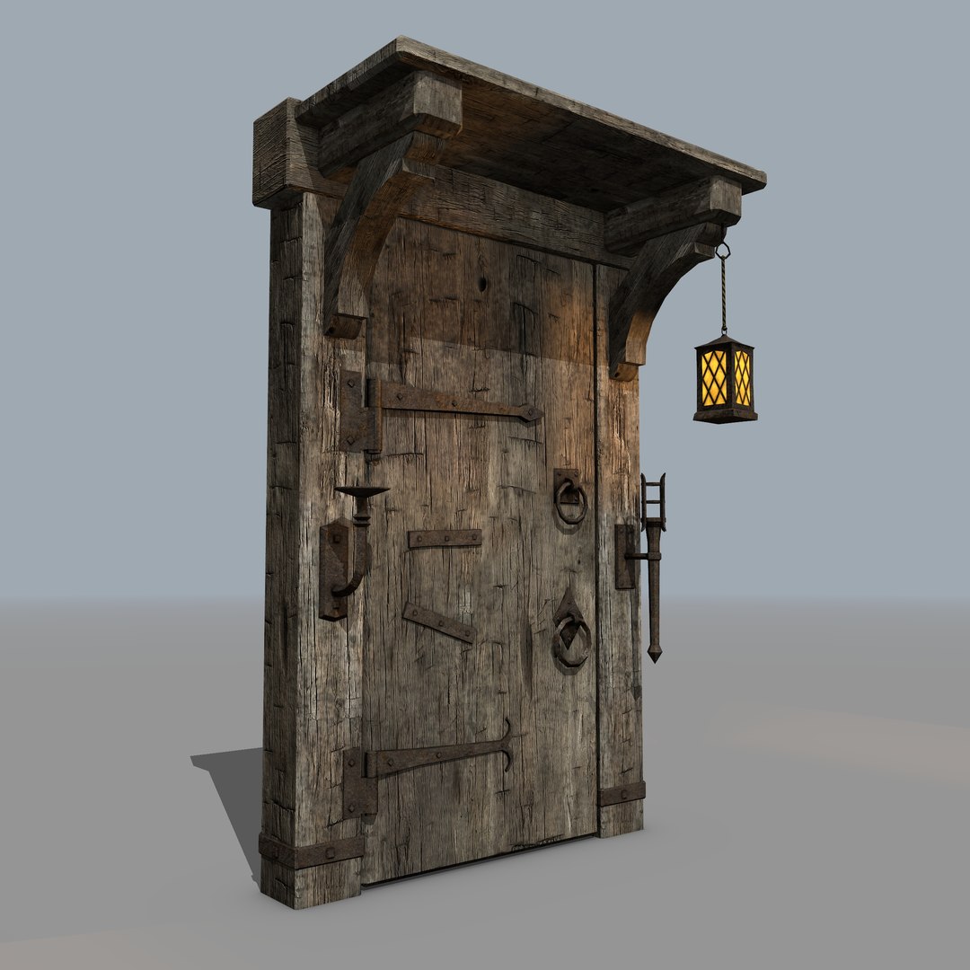 Medieval Timber Framed Building 3d Blend