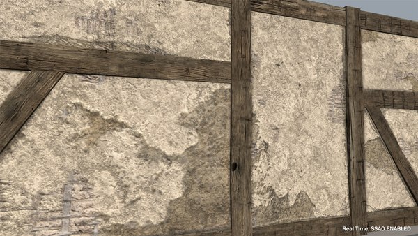 medieval timber framed building 3d blend
