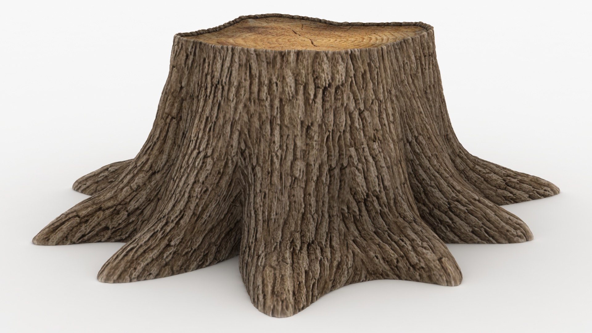 3D realistic tree stump 2 - TurboSquid 1553120