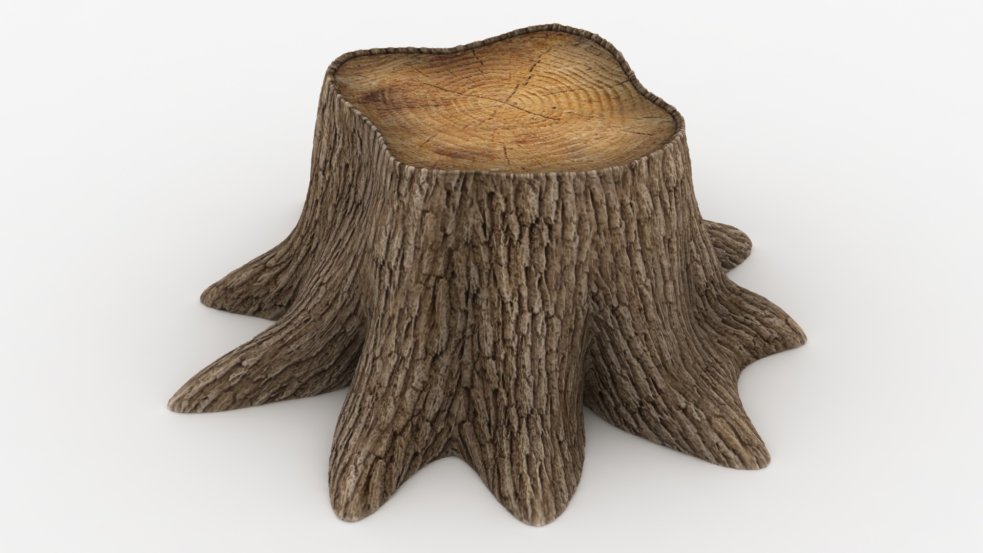 3D Realistic Tree Stump 2 - TurboSquid 1553120