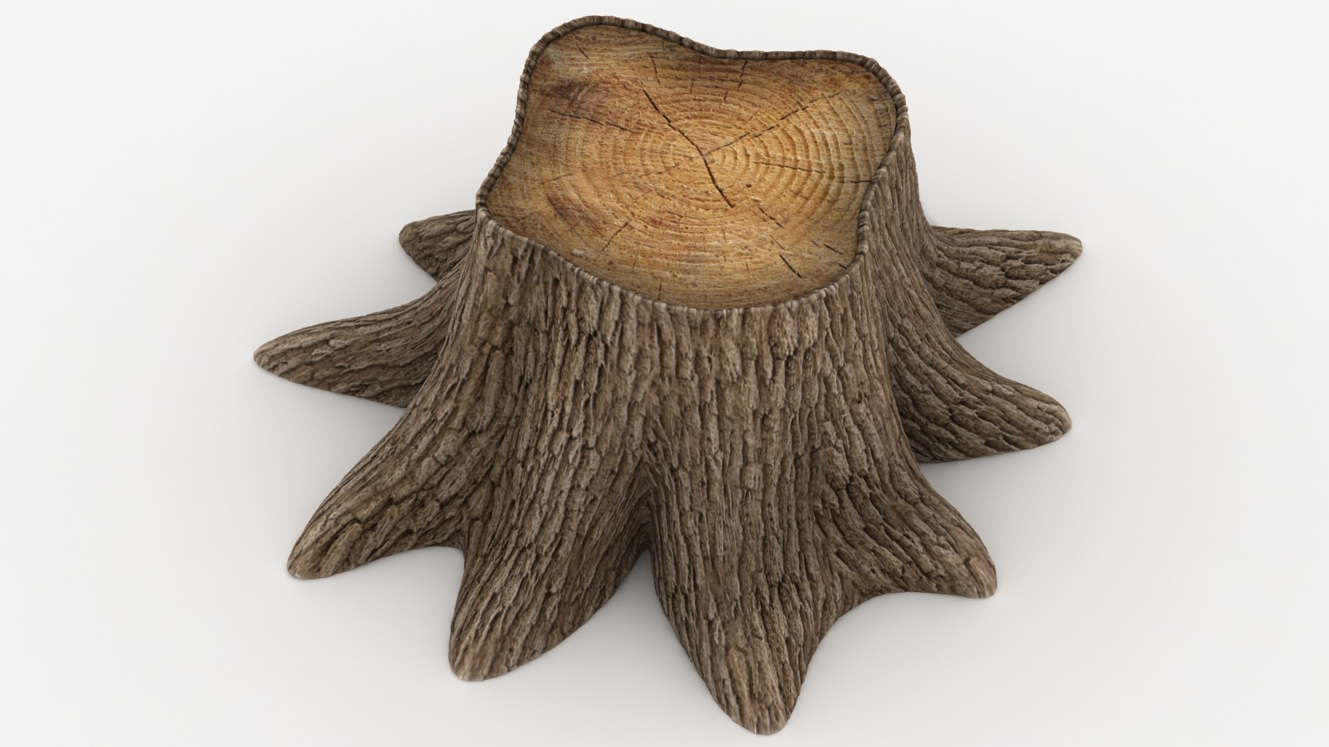 3D Realistic Tree Stump 2 - TurboSquid 1553120