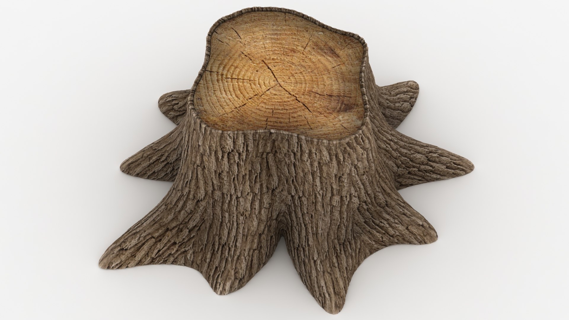 3D realistic tree stump 2 - TurboSquid 1553120