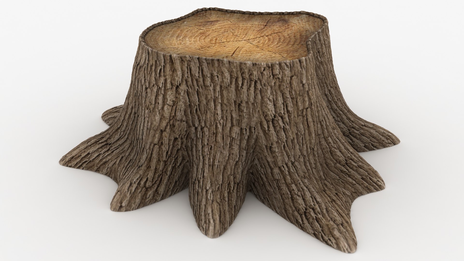 3D realistic tree stump 2 - TurboSquid 1553120
