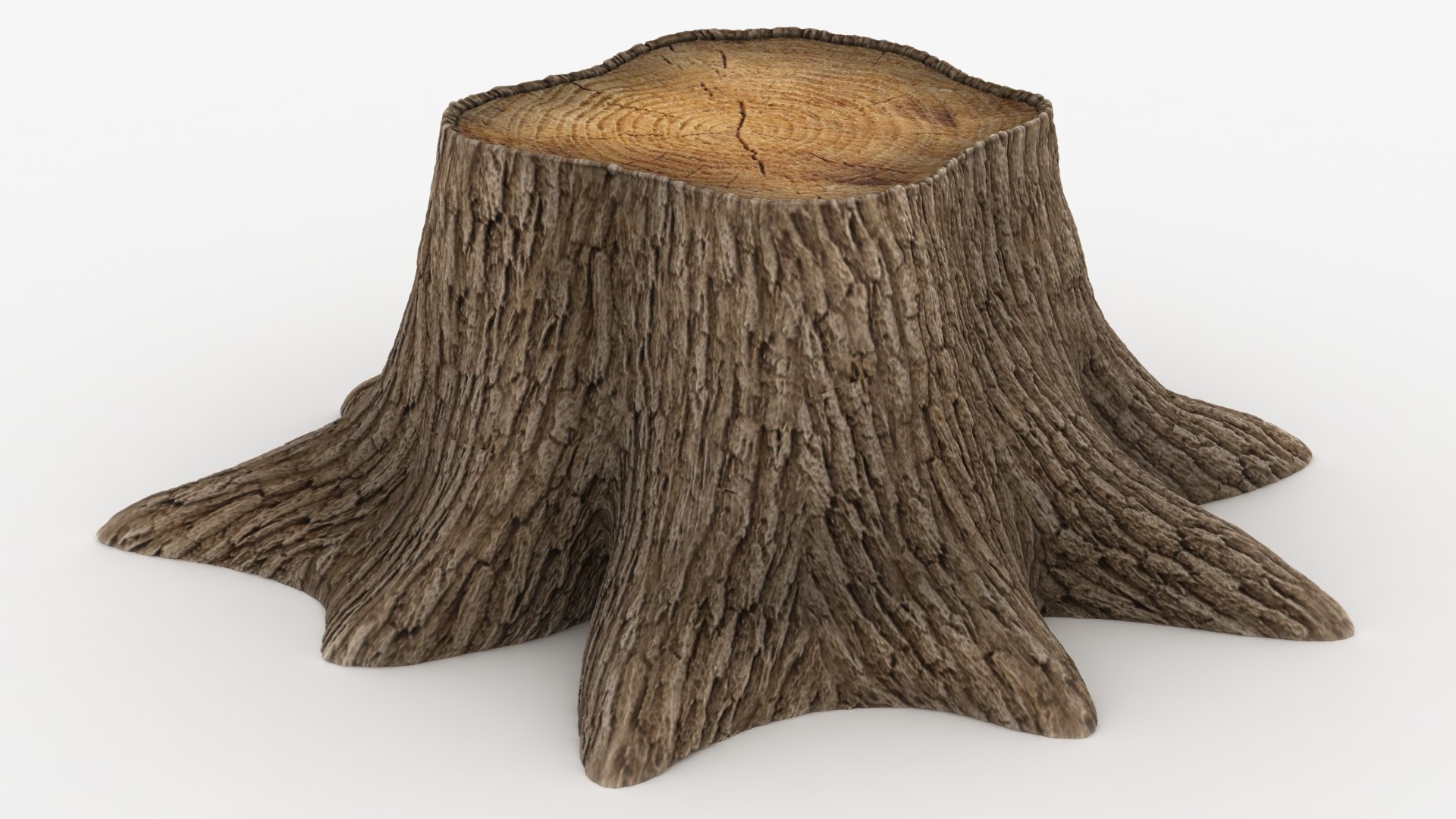 3D Realistic Tree Stump 2 - TurboSquid 1553120
