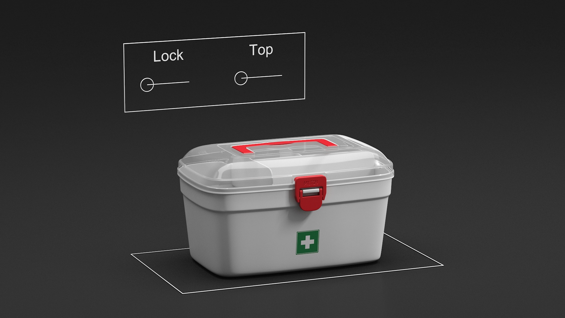 3D Plastic Medical Emergency Box Rigged Model - TurboSquid 2106175