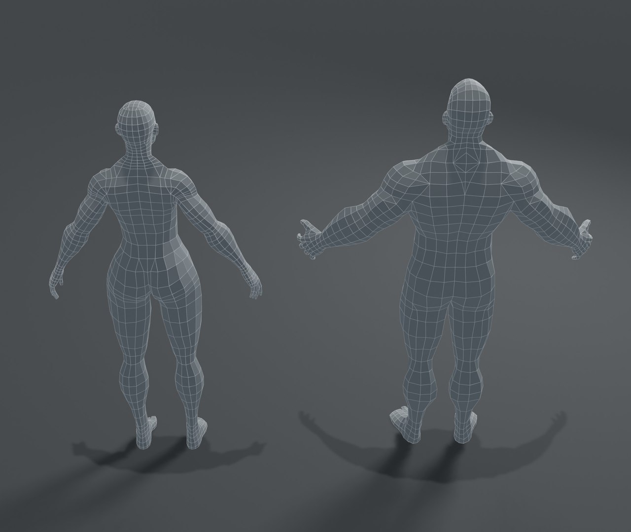 Superhero Muscular Human Male 3D Model - TurboSquid 1533436