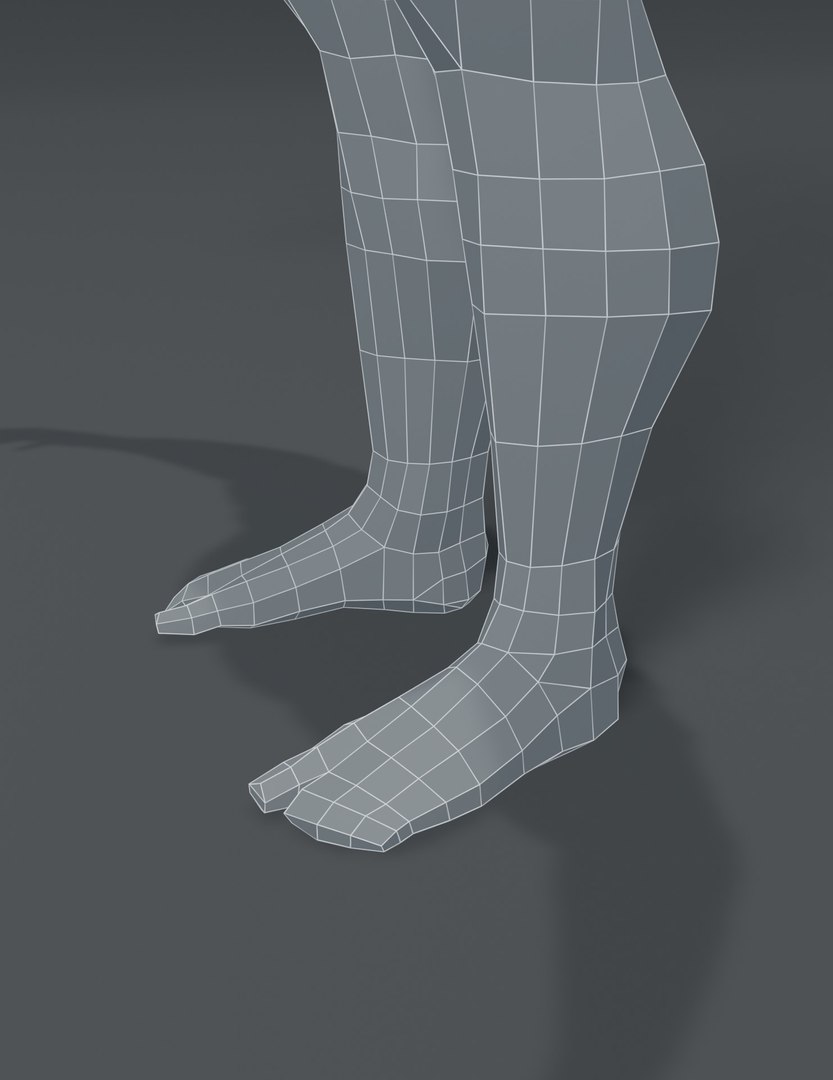 Superhero Muscular Human Male 3D Model - TurboSquid 1533436