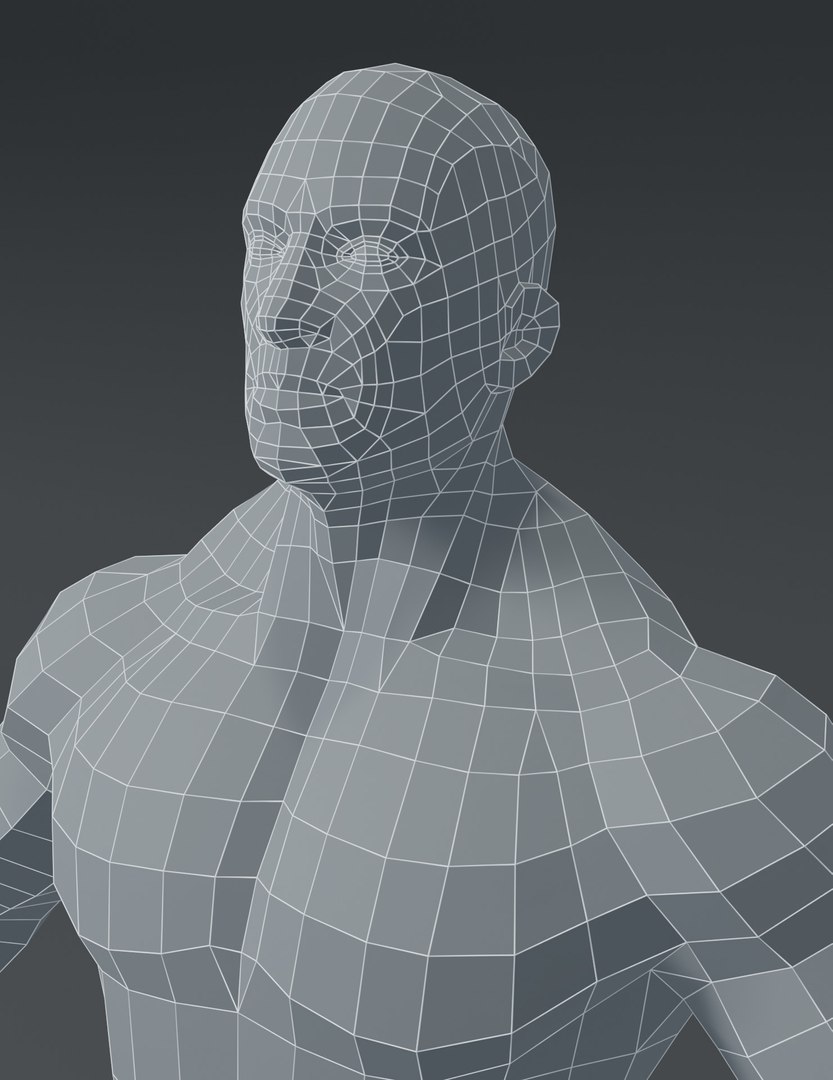 Superhero Muscular Human Male 3D Model - TurboSquid 1533436