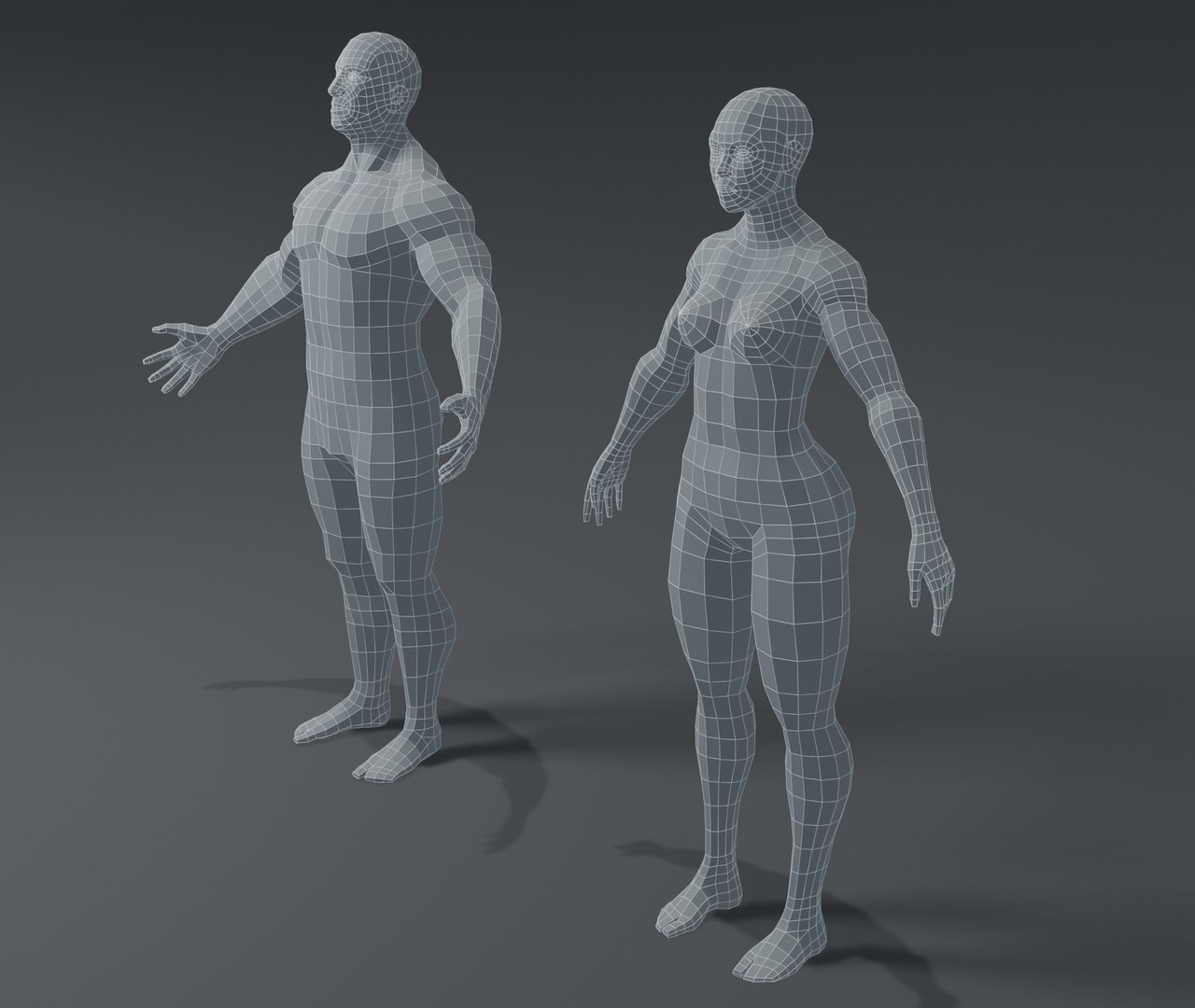Superhero Muscular Human Male 3D Model - TurboSquid 1533436
