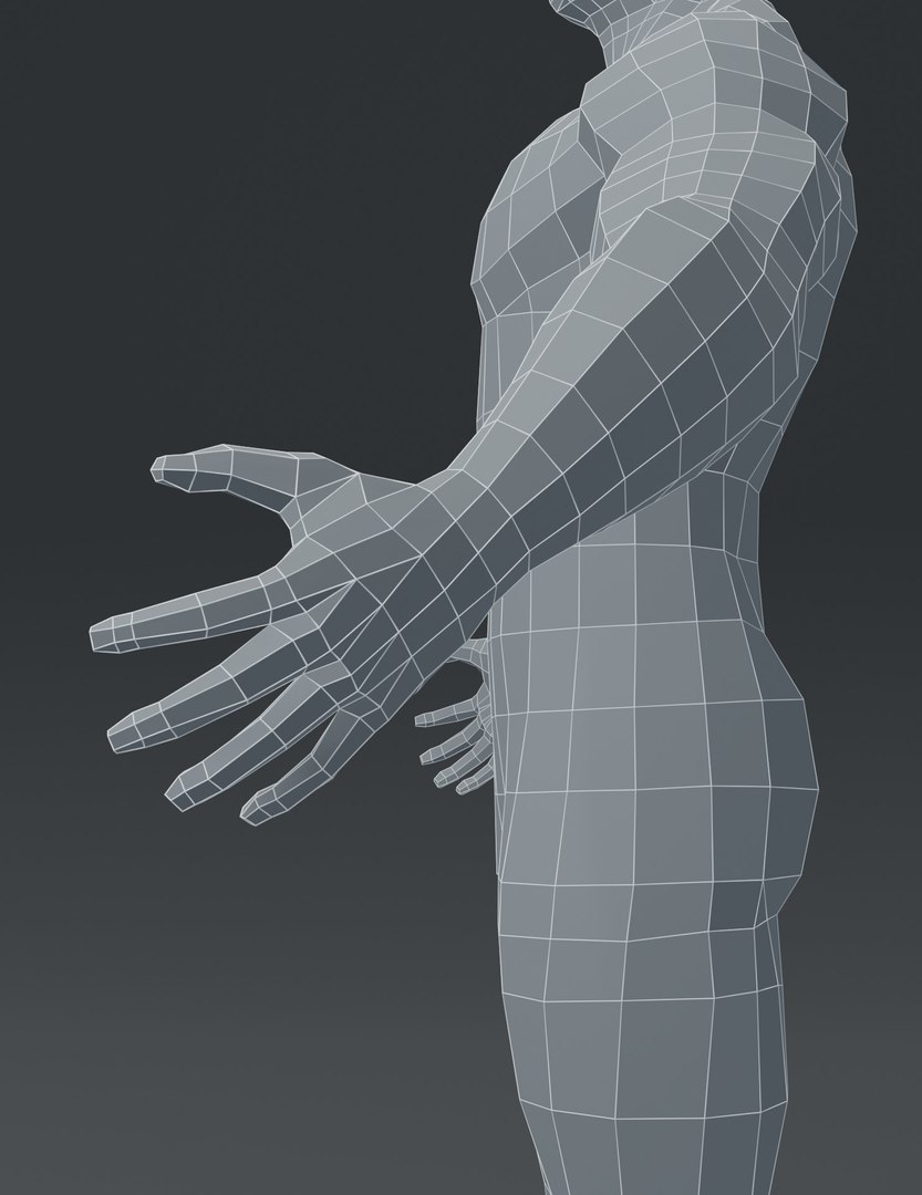 Superhero Muscular Human Male 3D Model - TurboSquid 1533436