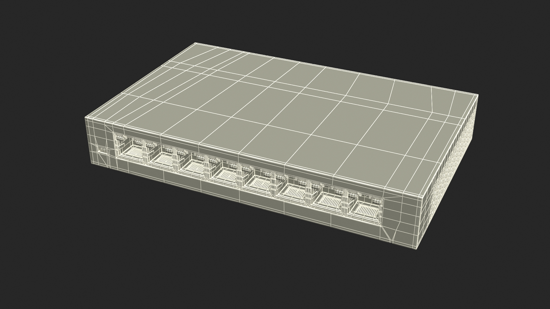 Gigabit Network Switch Black 3D Model - TurboSquid 2220938