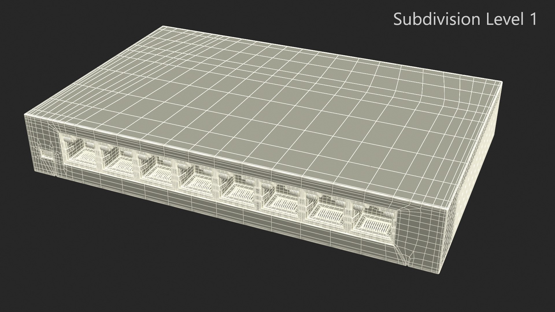 Gigabit Network Switch Black 3D Model - TurboSquid 2220938