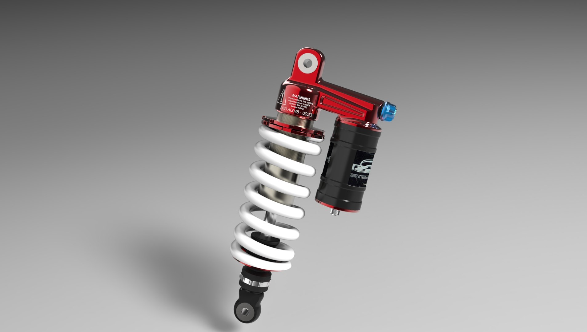 Bfa51rc Rear Shock 3d 3ds